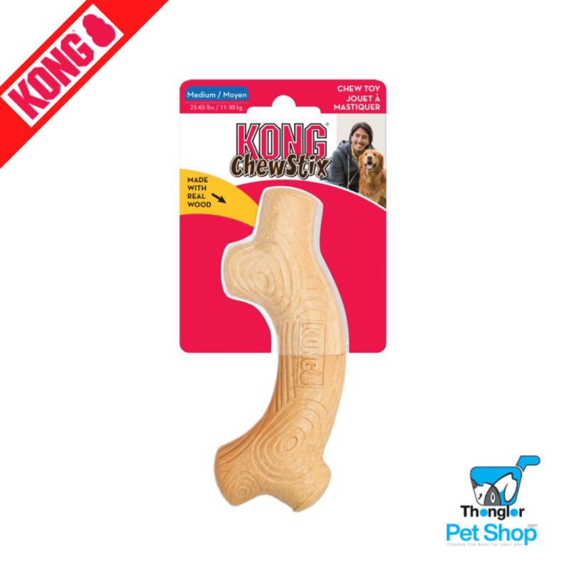 KONG® ChewStix Stick – ของเล่นสำหรับสุนัข ไมจริงเพื่อการเคี้ยว ทนทาน ...