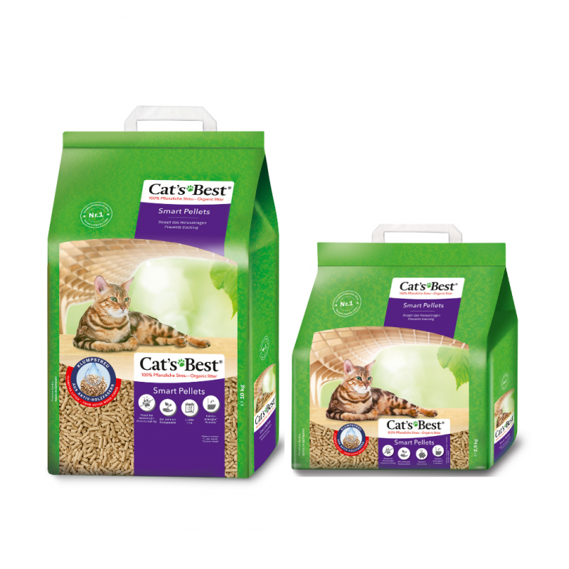 CAT’S BEST SMART PALLETS ทรายแมวไม้สน สำหรับแมวขนยาว – ทองหล่อเพ็ทช็อป ...