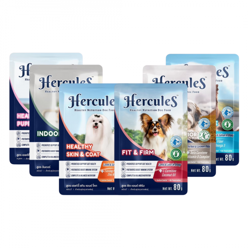 Hercules Dog Wet Food (Pouch) – เฮอร์คิวลิส อาหารเปียก สำหรับสุนัข แบบ ...